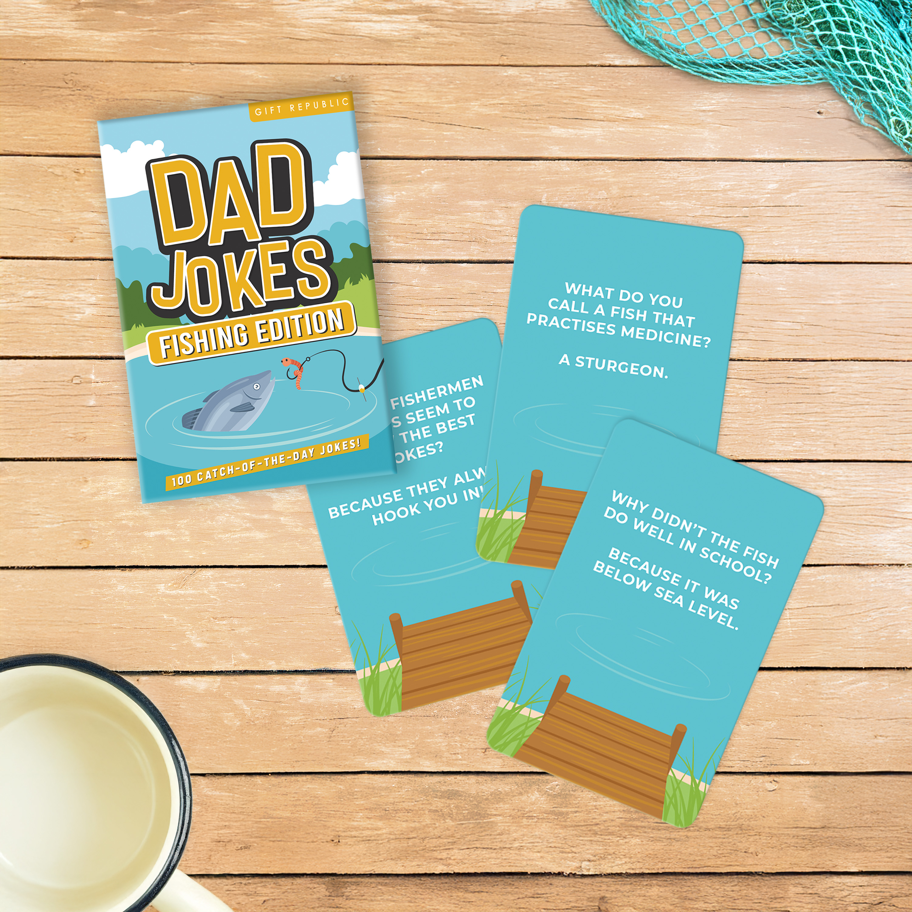 Kort Dad Jokes Fiske