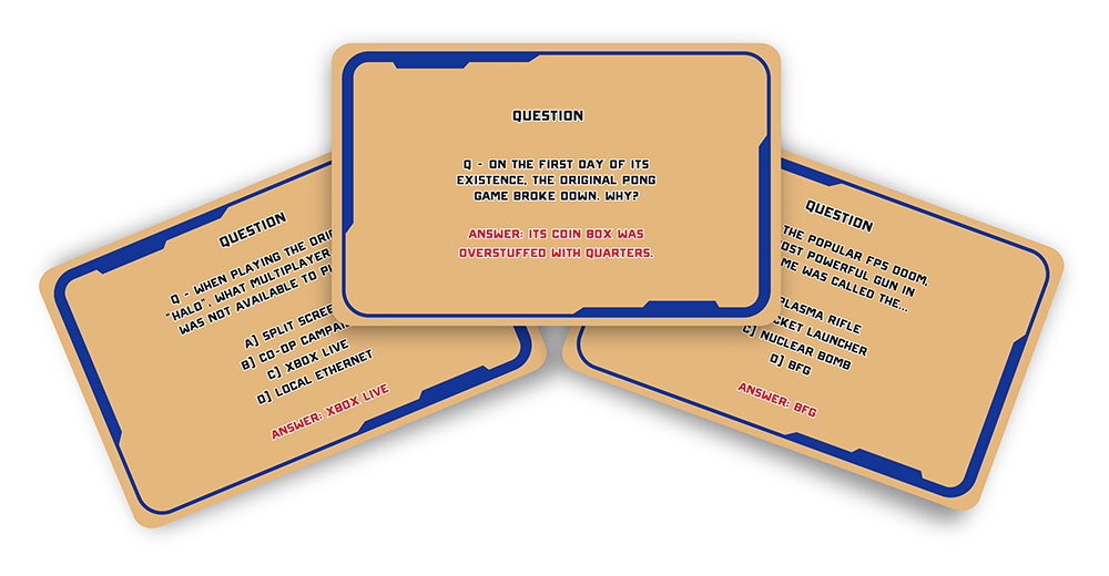 Spel Geek Gamer Trivia