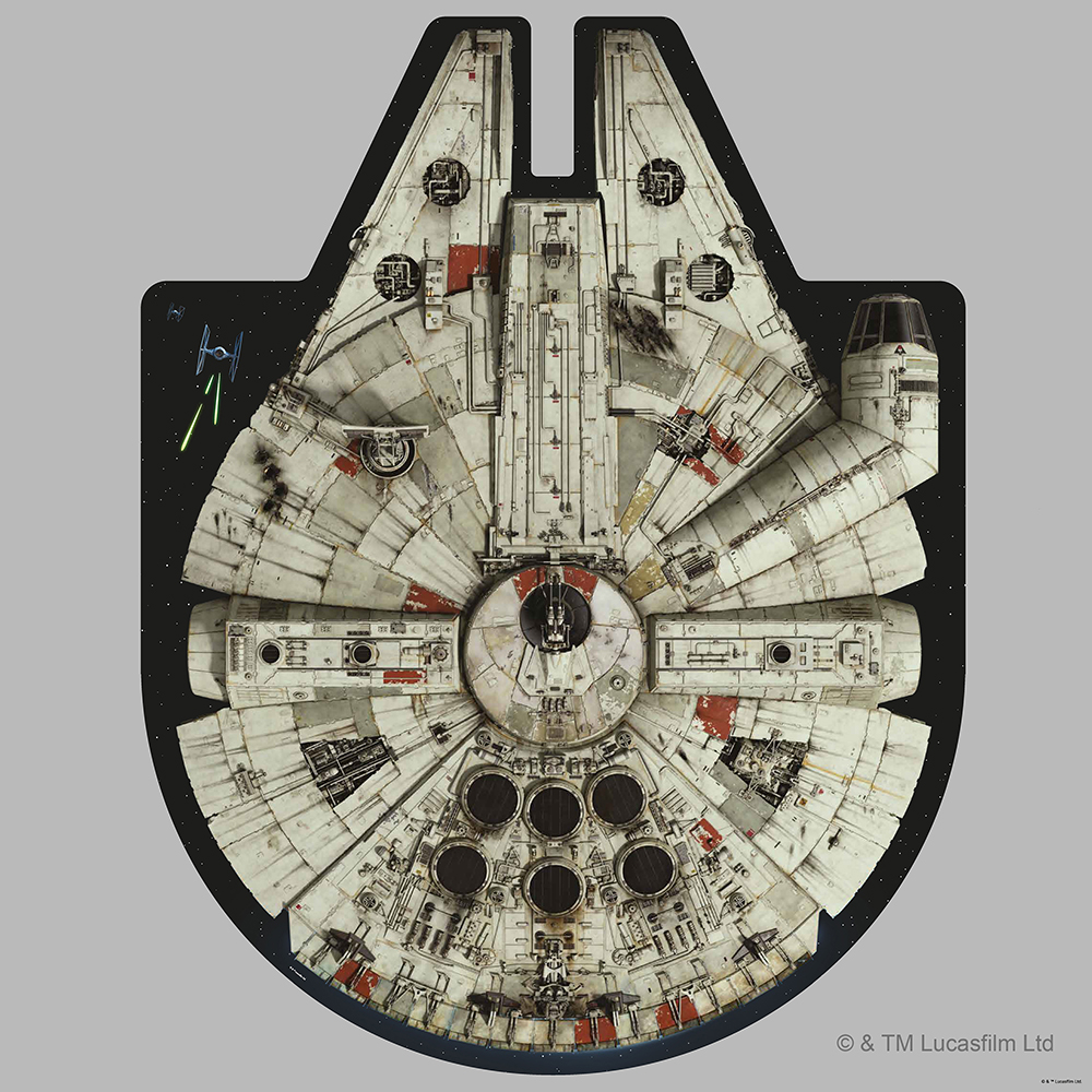 Millennium Falcon Top View