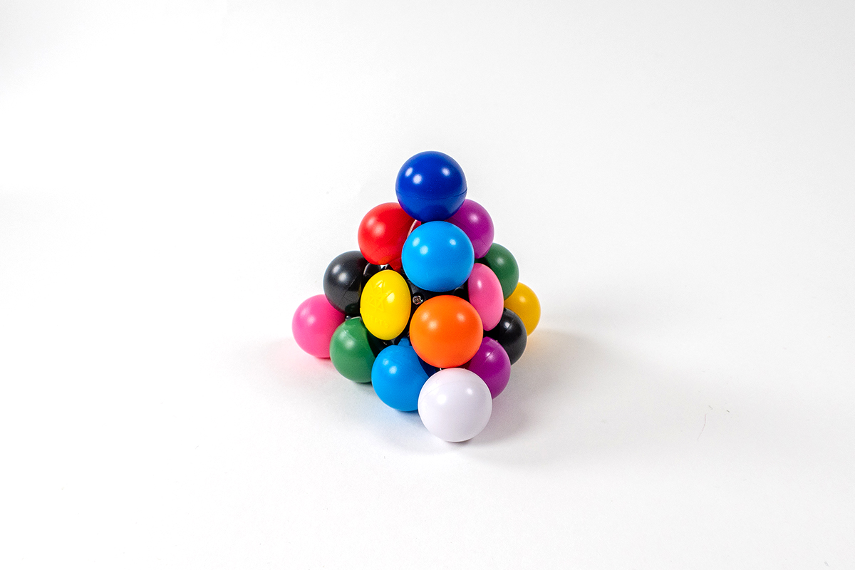 Pussel Pyraminx Marble