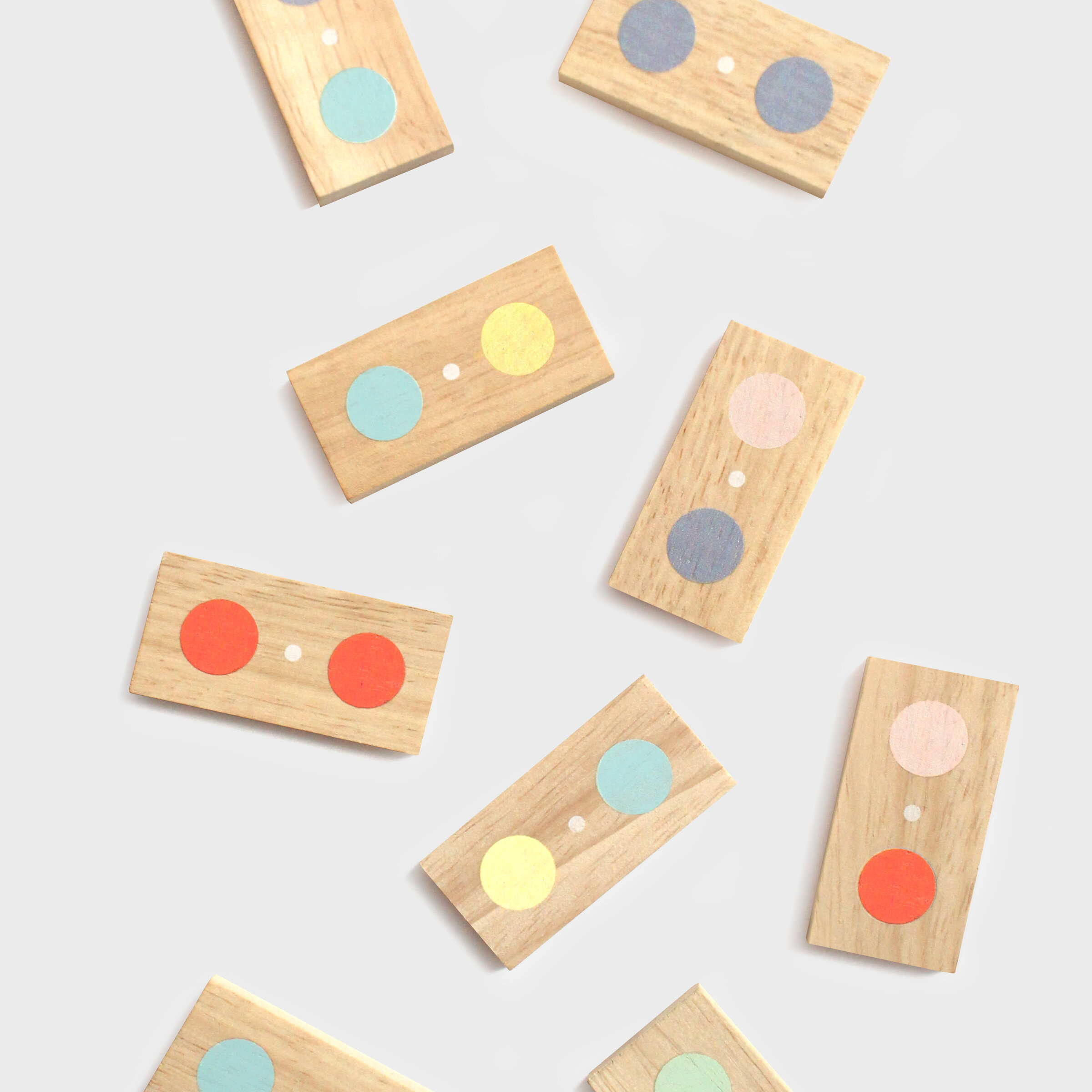 Träspel Domino Dot to Dot